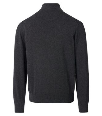 Redmond Strickjacke REDMOND Casual Herren Strickjacke Stehkragen Regular Grau