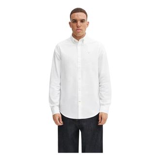 Barbour Oxtown Tailored Shirt - Homme - Chemises - Blanc - Taille: L