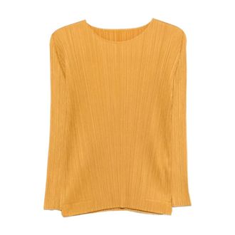 Issey Miyake Damen, Blusen & Hemden, Gelb, 2XLGröße