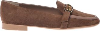 Baldinini Femme, Chaussures, Brun, Taille: 38 1/2 EU Suede Loafer
