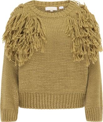 Usha Zur Seite fahren Damen gr&uuml;n oliv