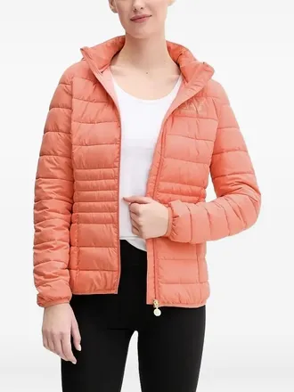 Emporio Armani veste matelassée à logo imprimé - Orange
