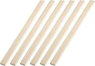 SM SunniMix 6x 40 Cm R&egrave;gles &agrave; P&acirc;tisserie(&eacute;paisseur 5/7/10 Mm), Guides De Rouleau &agrave; P&acirc;tisserie En Bois Portables Mesurant Des Bandes De P&acirc;te Pour Les Nouilles De P