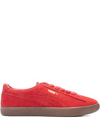 Puma baskets VTG Hairy en daim - Rouge