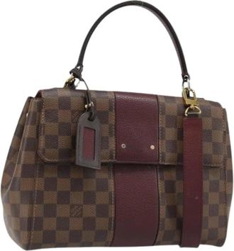 Louis Vuitton Sac &agrave; main Damier Ebene Pre-owned - Femme - Pre-owned - Rouge - Taille: ONE Size