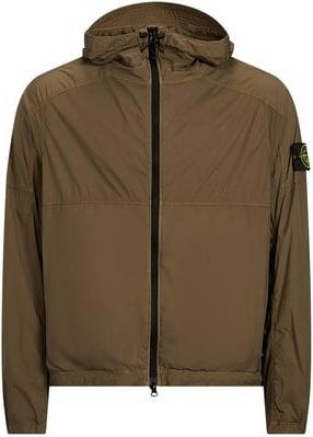Stone Island Veste droite zipp&eacute;e &agrave; capuche