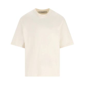 Golden Goose Femme, Tops, Blanc, Taille: XL T-shirt avec Logo Invers&eacute;