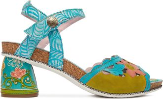Laura Vita Sandalen Laura Vita Framboiseo 34 T&uuml;rkisfarben
