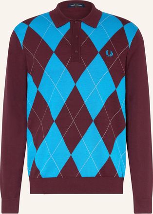 Fred Perry Jersey-Poloshirt rot