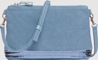 Vanessa Bruno Pochette &Eacute;paule Bleu Cendre