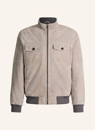 Joop Lederjacke grau