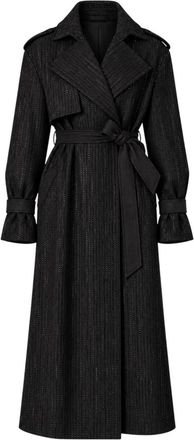 Twentyfourhaitch Trench Velia - Femme - Manteaux - Noir - Taille: 44 FR