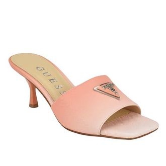 Guess Sandales &agrave; talons Lusine pour femme, Orange 800, 40 EU