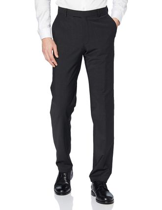 Pierre Cardin Herren Futureflex Dupont Anzughose, grau, 46