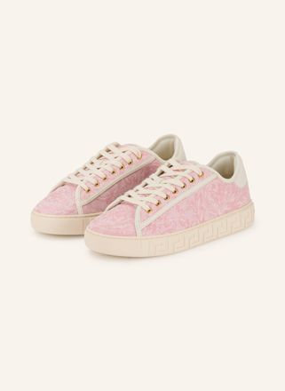 Versace Sneaker Barocco Greca rosa