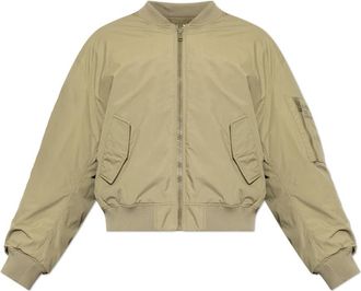 Balmain Homme, Vestes, Vert, Taille: S Blouson Bomber &agrave; Poches Plaqu&eacute;es