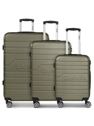 Bench Hartgep&auml;ck Koffer-Set 3-teilig | Reise-Trolleys aus hochwertigem, robustem ABS Material | f&uuml;r Damen und Herren | 4 Doppelrollen & TSA-Schloss | Seattl