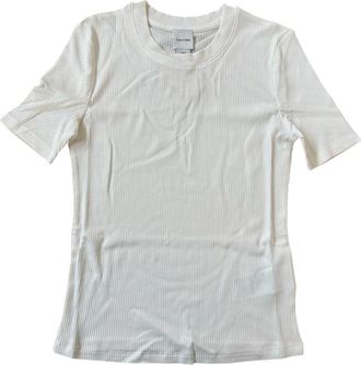 Calvin Klein Femme, Tops, Blanc, Taille: 38 FR T-Chemises