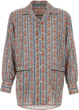 Valentino Garavani Homme, Blouses et Chemises, Multicolore, Taille: S Camicia Pigiama | Voyage