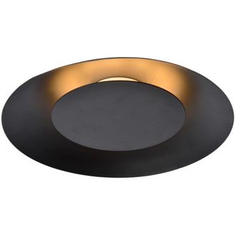 Lucide FOSKAL Plafonnier-Noir-&Oslash;34,5