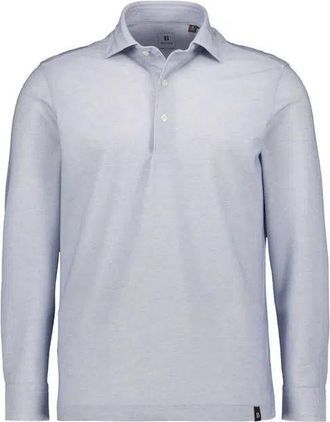 Boggi Milano Herren Polo-Shirt blau
