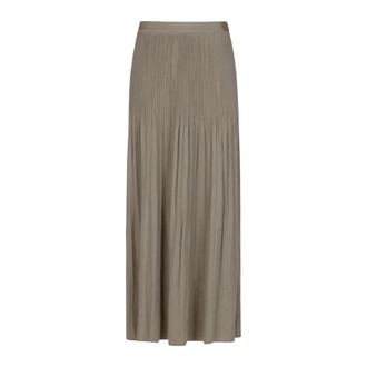 Giorgio Armani Plissee-Maxirock - - Skirts - Damen - Beige - XS