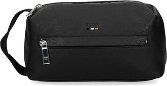 BOSS Kulturbeutel mit Logo-Prägung - Schwarz