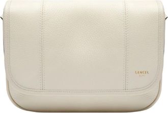Lancel Femme, Sacs, Blanc, Taille: ONE Size Sac Rabat M