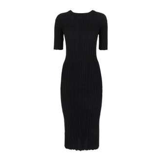 Loulou Studio Elea Midi Dress - - Dresses - Damen - Schwarzk - XS
