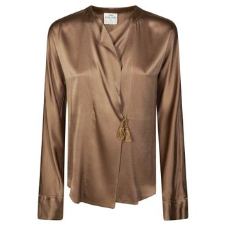 Forte_Forte Damen, Blusen & Hemden, Beige, 3XSGr&ouml;&szlig;e