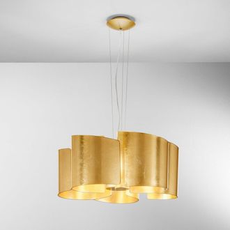 Luce-Ambiente-Design Imagine Ceiling Light in Gold Glass 63 Cm