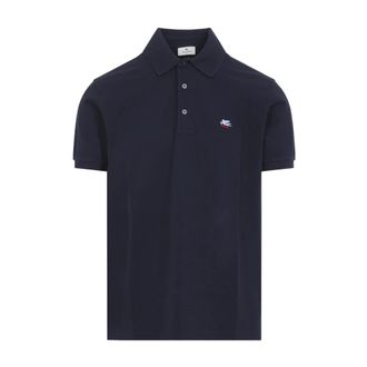 Etro Polo Roma Plain - - Tops - Herren - Blau - M