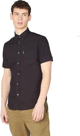 Ben Sherman Chemise boutonn&eacute;e d&eacute;contract&eacute;e, Noir, M