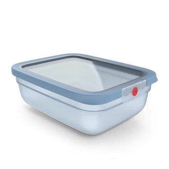 Emsa oneClick Frischhaltedose, verschlossen mit nur 1 x Klick, Lebensmittel 2 x l&auml;nger frisch, 100% dicht, Made in Germany, 2,3L, gefrier-, mikrowellen- un