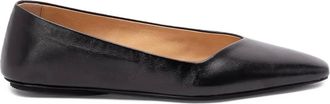 Mars&egrave;ll pointed-toe leather ballet flats - Schwarz