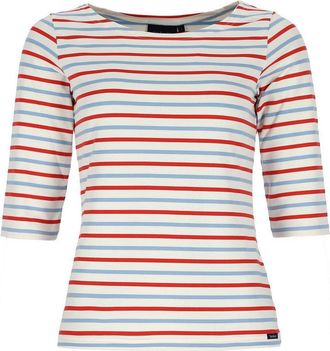 Sea Ranch 3/4-Arm-Shirt Marina Damen 3/4-Arm-Shirt Marina Streifen & U-Boot-Ausschnitt - UV-Schutz