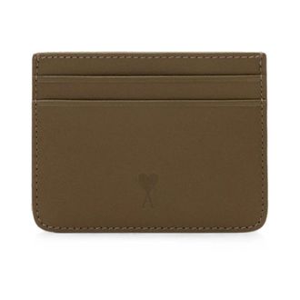 Ami Kartenetui aus Leder - - Accessories - Herren - Braun - ONE SIZE