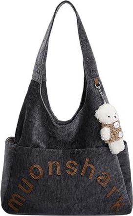 Generic Sac &agrave; bandouli&egrave;re en tissu de grande capacit&eacute; pour femme et fille, sac fourre-tout &agrave; bandouli&egrave;re, sac &agrave; bandouli&egrave;re pour voyage, shopping, travail, us