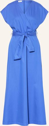 Cinque Cinque Kleid Cidarota In Wickeloptik blau