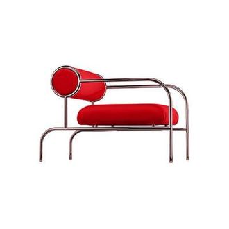 Cappellini Fauteuil rembourré Sofa with arms - Rouge - Mousse polyuréthane - Designer Shiro Kuramata