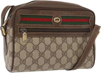 Gucci Sac bandouli&egrave;re Pre-owned en plastique - Femme - Pre-owned - Brun - Taille: ONE Size