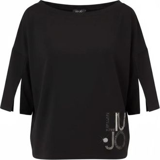 Liu Jo Femme, Tops, Noir, Taille: 42 FR Hauts