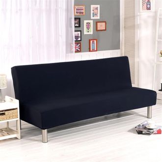 Generic Einfarbig Sofabett&uuml;berzug Polyester Spandex Stretch Futon Schutzh&uuml;lle Protector Elastisch Vollklappbar Couch Sofa Shield Klappcouch Ohne Armlehnen Ant
