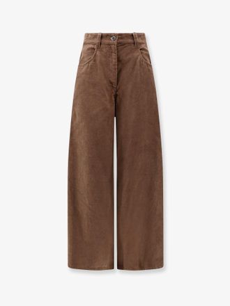 Brunello Cucinelli Maxi corduroy trousers - BRUNELLO CUCINELLI - gender_Woman