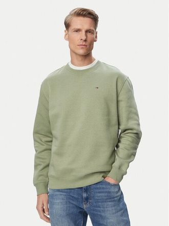 Tommy Jeans Sweatshirt DM0DM20741 Gr&uuml;n Regular Fit