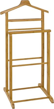 Haku M&ouml;bel Herrendiener Natur, Bambus - Ma&szlig;e: B 48 cm x H 96 cm x T 35 cm, Style: Scandinavian