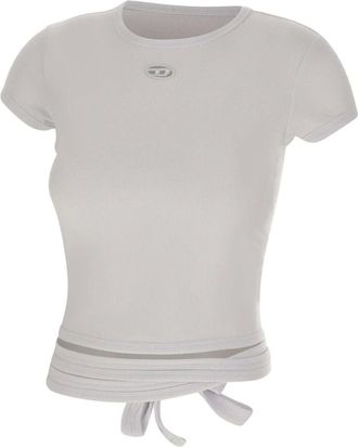 Diesel Femme, Tops, Blanc, Taille: 36 FR T-Shirt T-Bunny-Tail