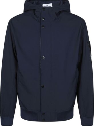 Stone Island Homme, Vestes, Bleu, Taille: M Short Parka