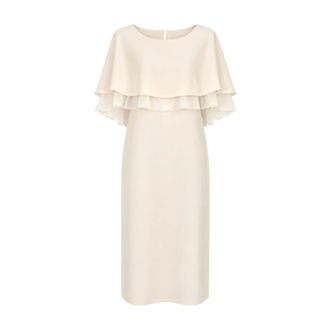 Alberta Ferretti Damen, Kleider, Wei&szlig;, LGr&ouml;&szlig;e