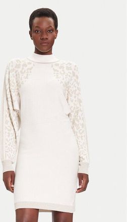 Liu Jo Strickkleid TF5176 MS49I &Eacute;cru Regular Fit